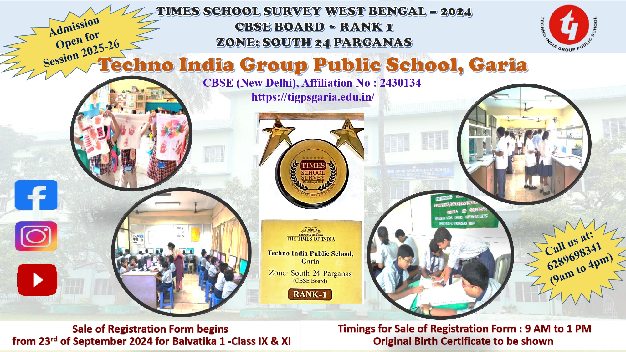 CBSE Schools in Garia | CBSE School Admission | TIGPS Garia