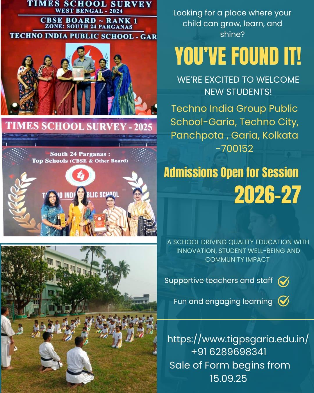 CBSE Schools in Garia | CBSE School Admission | TIGPS Garia